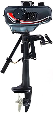 Amazon.com: Cbhfmljd Hangkai 2 Stroke 3.5 HP Outboard Motor, Heavy Duty Outboard Boat Motors ...
