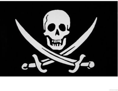 Pirate Flag - Jack Rackham Flag 5ft x 3ft : Amazon.co.uk: Garden