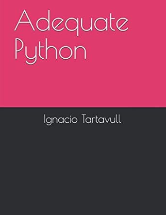 Adequate Python: This is a book on the functional paradigm in general ...