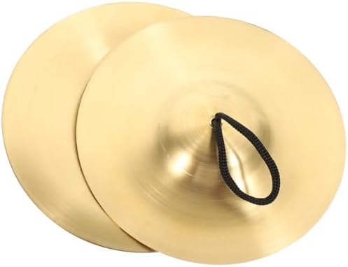 Vaguelly 1 Pair Hand Cymbals, 6 Inch Small Marching Cymbal Copper ...