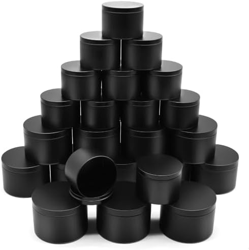 Amazon.com: CONNOO 12Pack 10 OZ Clear Glass Candle Jars with Bamboo ...
