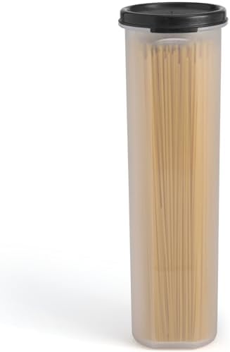 Tall Clear Spaghetti Pasta Container Storage With Lid.Multi-Purpose ...