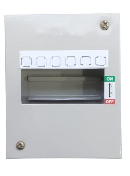 Metal MCB Box 6-Way, Heavy Weight CAST Iron Material PCS -1 : Amazon.in ...