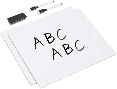 Amazon Basics Dry Erase Lap Whiteboard (9 x 12 inch) | Smooth Round ...