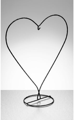 Silver Heart Shaped Display Stand : Amazon.co.uk: Home & Kitchen