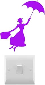 Amazon.com - Flying Nanny Silhouette Waterproof Decal - Car Bumper ...