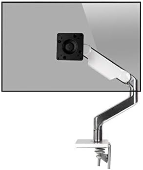 Amazon.com: Humanscale M8.1 Monitor Desk Mount Clamp Slanted White ...