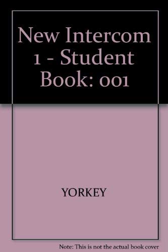 New Intercom Book 1 Student: Yorkey, Richard C.: 9780838412381: Amazon ...