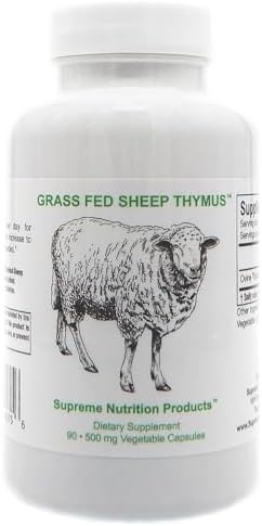 Amazon.com: Supreme Nutrition Sheep Thymus - 100% Grass Fed and ...