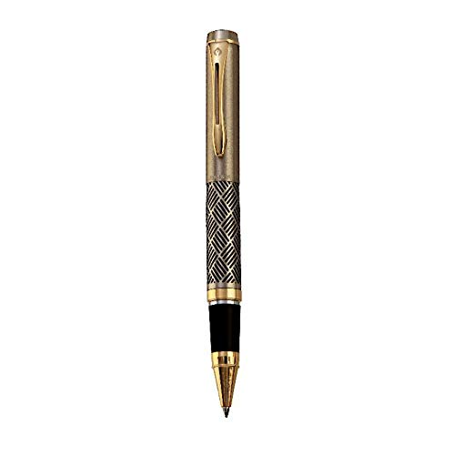Kalista™ Royal Etching Black & Satin Roller Ball Pen | Gel Ink Managing ...