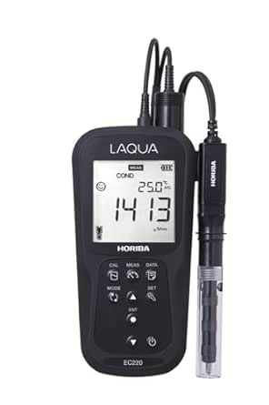 HORIBA LAQUA EC220-K Handheld EC Meter - Digital, Waterproof, Battery ...
