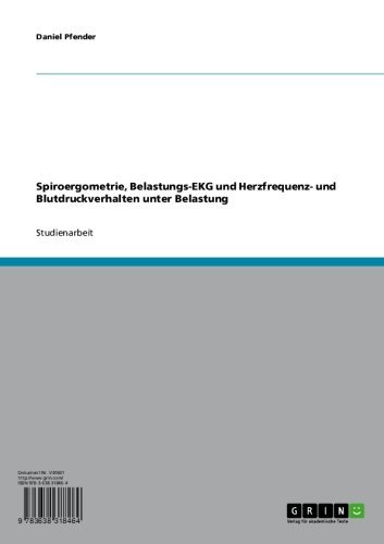 Spiroergometrie, Belastungs-EKG und Herzfrequenz- und ...