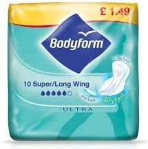 Bodyform Ultra Super/Long Wing 10 : Amazon.co.uk: Grocery