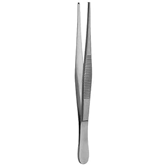 Amazon.com: V. Mueller SU2337 Tissue Forceps, 1 X 2 Teeth, 10" Length ...