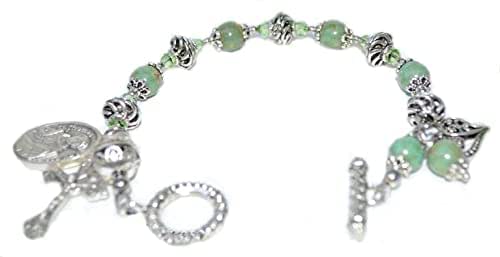 Amazon.com: St. Thomas Aquinas Rosary Bracelet in Czech Beads, St ...