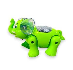 Buy TIKKOST Walking Elephant Toy with Lights and Realistic ...