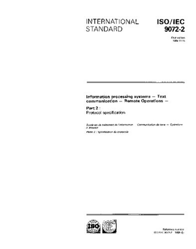 ISO/IEC 9072-2:1989, Information processing systems - Text ...