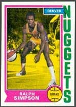 Amazon.com: 1974 Topps Regular (Basketball) Card# 219 Ralph Simpson of ...