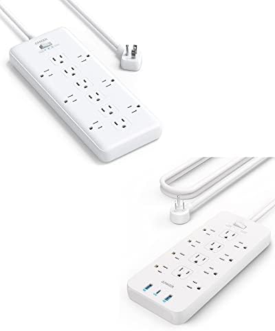 Amazon.com: Anker Power Strip Surge Protector (2 × 4000 Joules ...