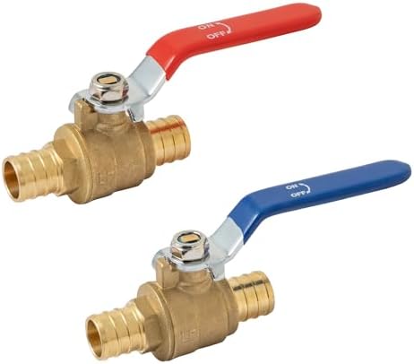 Amazon.com: SUNGATOR 2-Pack Pex Ball Valve 3/4 Inch, Water Shut Off ...