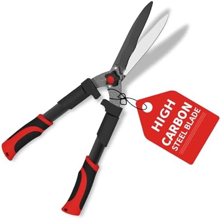 Amazon.com : WORKPRO 25"-33" Hedge Shears, Manual Hedge Trimmers with ...
