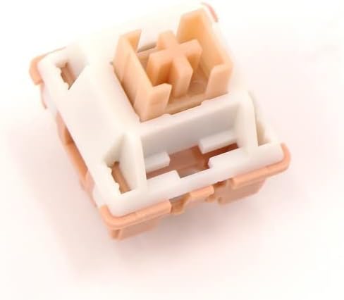 DucKey Outemu Cream Switch, 5Pin Pre-Lubed RGB Linear Silent Clicky ...