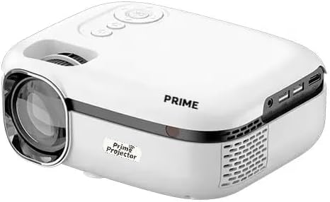 Prime Projector Latest Mini PS7 LED Star White Projector with 4700 ...