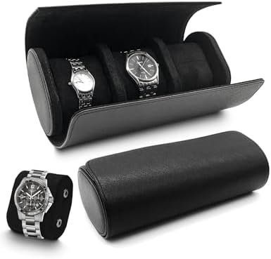 SONGMICS HOME RONNE Collection - 3 Watch Travel Case, Hexagon Watch ...