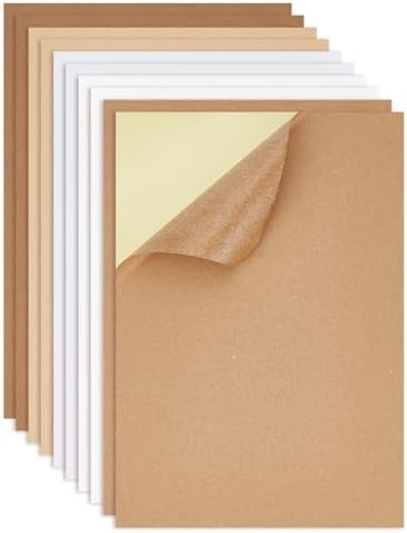 Amazon.com : AHANDMAKER 40 pcs 5 Colors Printable Sticker Papers for ...