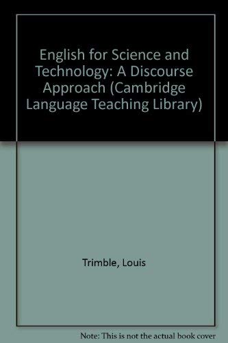 Buy English for Science and Technology: A Discourse Approach (Cambridge ...