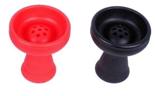 Buy Chillum Silicone Hookah,Shisha Bowl,Hookah Head Pack of 2 Online at ...