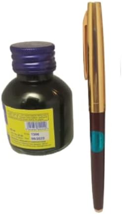 Hero Fountain pen With Blue Ink Bottle : Amazon.in: Office Products