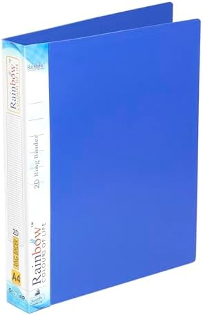 Shuban Plastic File Folder 2D Ring Clip Binder, A4 Size Heavy Plastic ...