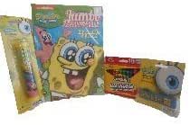 Amazon.com: SpongeBob Squarepants 4 Piece Activity Bundle Gift Pack ...