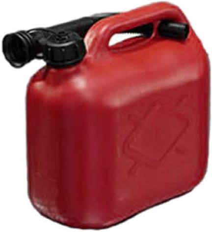 Unibos | 5L Petrol Diesel Plastic Fuel Jerry Can, Car Spout Nozzle ...