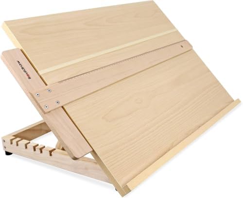Liquidraw A2 Artist Drawing Board 6 Angles Adjustable Solid Wood Art ...