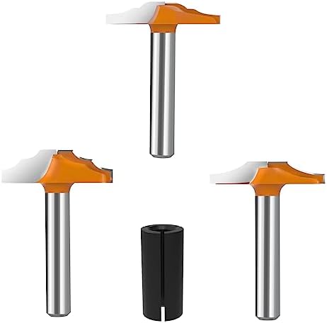 ROOCBIT Faux Panel Ogee Groove Door Rail & Stile Template Door Slot ...