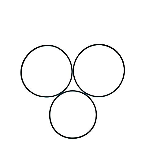 2 Drive Belts and 1 Door Belt for Sony 300 Sony 400 CD Player Belts CDP ...