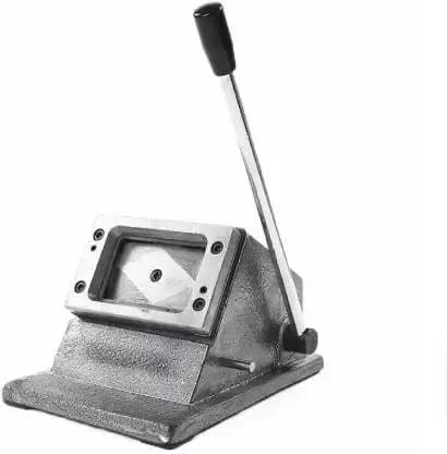 Kavyatech Heavy Duty PVC ID Card Photo Die Cutter Metal Grip Corner ...