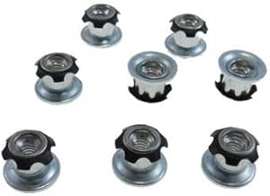 Amazon.com: Cartener (8) Threaded Star Type Insert Metal for 3/4" (OD ...