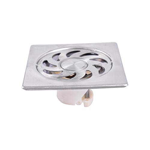 Viking Square Drain with Antifoul Cockroach Trap - Stainless Steel 304 ...