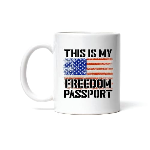 Amazon.com: Freedom Passport Humor Gift United States Flag For Medical ...