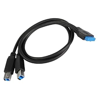 innov8 USB 3.0 19 Pin Female to Dual USB Type B Male Printer Splitter ...