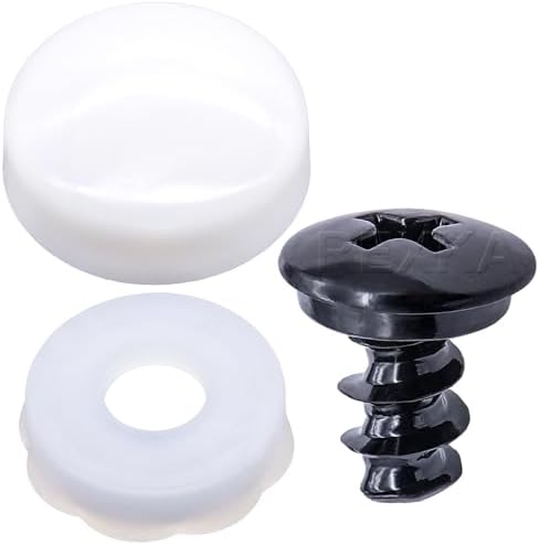 Amazon.com: Rexka 4 Sets M5x8mm Security Anti Theft Auto Front License ...