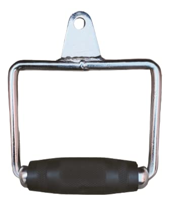 Fitness Gali Single Cable Cross D Handle Steel with Rubber Hand Grips ...