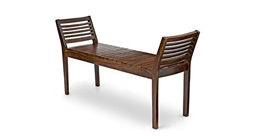 Urban Ladder Latt Bench (Finish : Teak) : Amazon.in