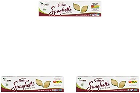 Amazon.com : NOW Foods, Organic Quinoa Spaghetti, Gluten-Free, Corn ...