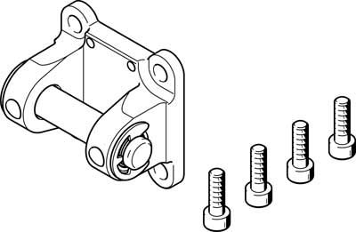 Festo SNCB-40-R3 SNCB Series Swivel Flange, 40 mm Size : Amazon.co.uk ...