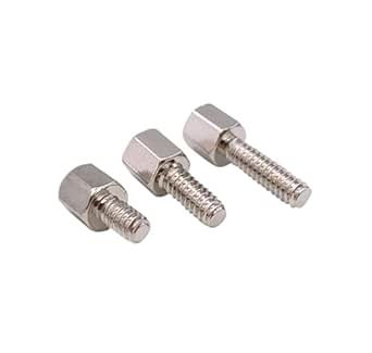50PCS UNC Male to Female Brass Spacer 4#-40 * 5+5/6/7/8/9/10mm ...