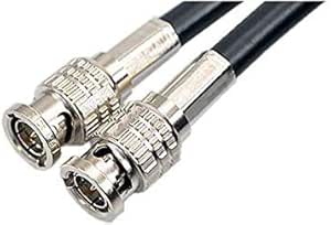 Amazon | 5.5CUHD 固定配線用 4K 12G/3G/HD-SDI対応 両端BNC付き同軸ケーブル 黒色 単線 L-5.5CUHD CANARE カナレ(5m) | TEC ...